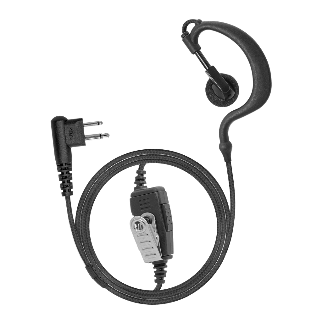 1-Wire Ear Hook Earpiece with Braided Fiber Cloth | National 2Way