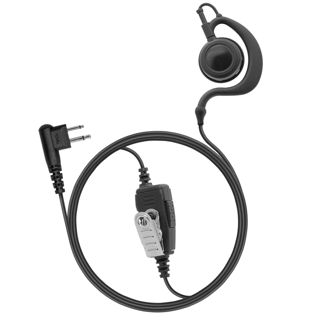 1-Wire Ear Hook Large Earpiece with Braided Fiber Cloth & USBC - Retail ...