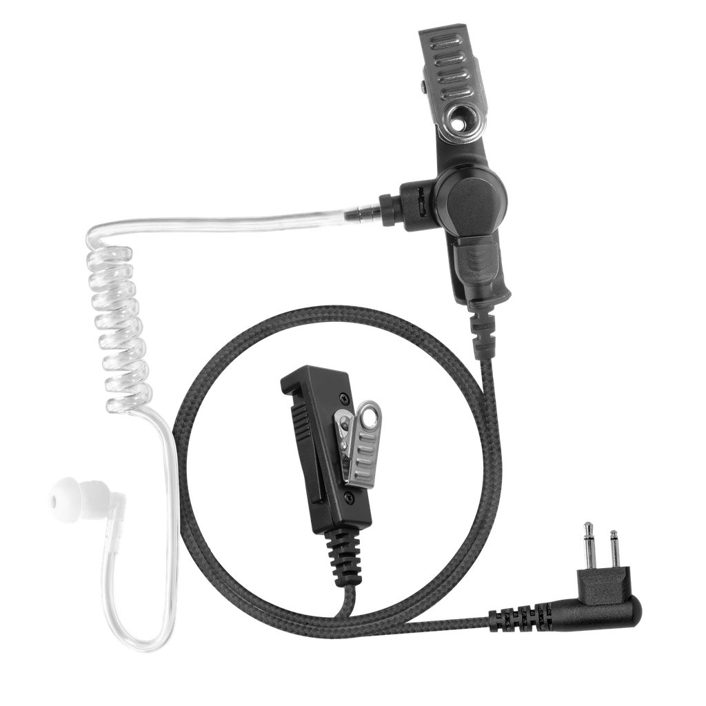 2-Wire Acoustic Tube Earpiece with Braided Fiber Cloth | National 2Way